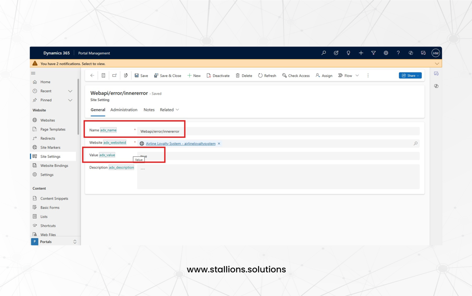 What are the steps to configure a Web API in Power Pages? - Stallions ...